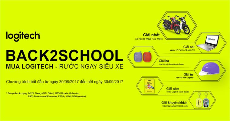 Khuyến mại Logitech: Logitech Back2School Program