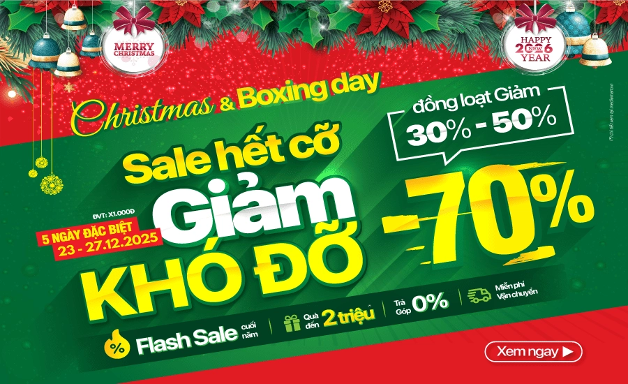 4 ngày vàng Christmas & Boxing Day: Sale hết cỡ, giảm khó đỡ