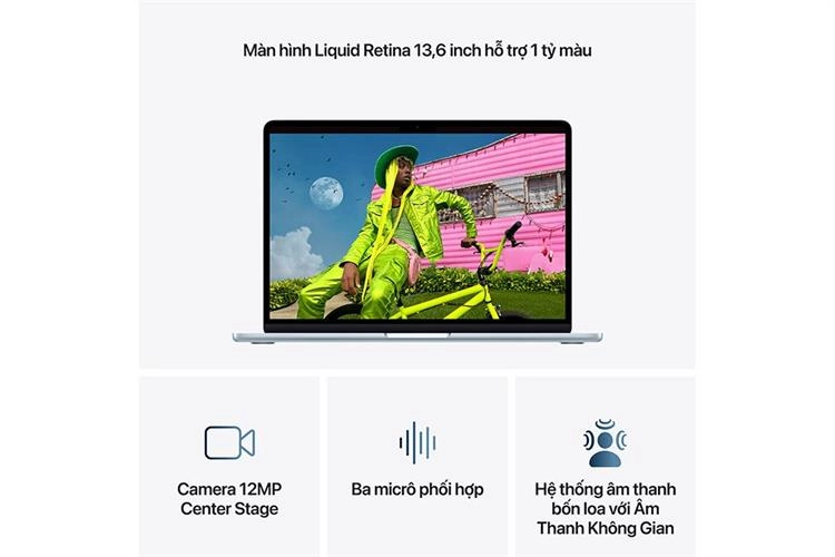 Macbook Air M5 13 MDHH4SA/A Sky Blue /Apple M5 chip with 10‑core CPU ...
